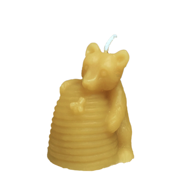 Beeswax Bear & Hive Candle